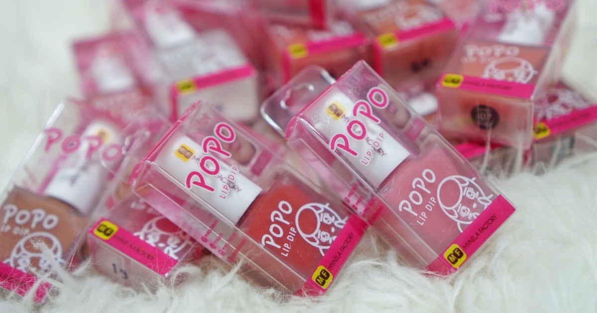 NEW!! Mynila PoPo Lip Dip ลิปสุด Cute เลือกไปเลยเพลินๆ20เฉดสี
