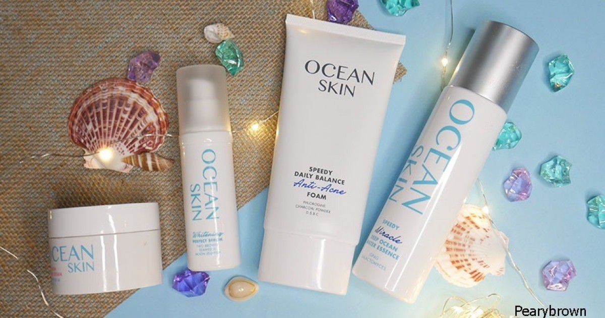 รีวิวผลิตภัณฑ์จาก Ocean Skin 4 ตัว | Pearybrown