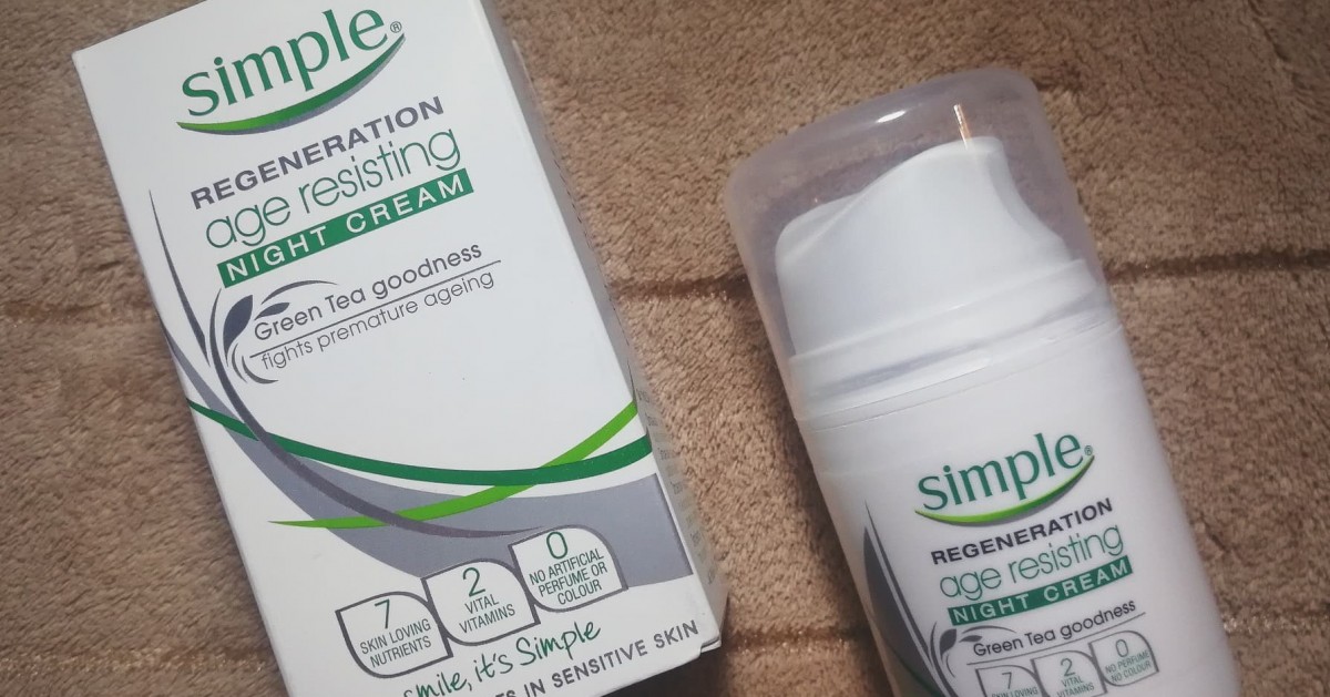 รีวิว Basic Cream สายมินิมอล : Simple Regeneration Age Resisting Night ...
