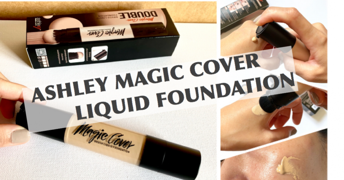 #JebanWearTest x ASHLEY MAGIC COVER LIQUID FOUNDATION