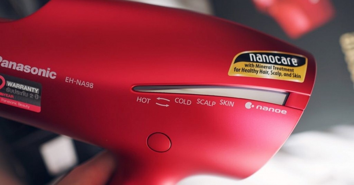รีวิว ไดร์เป่าผม ''Panasonic EH-NA98 '' แห้งเพียงสามนาที