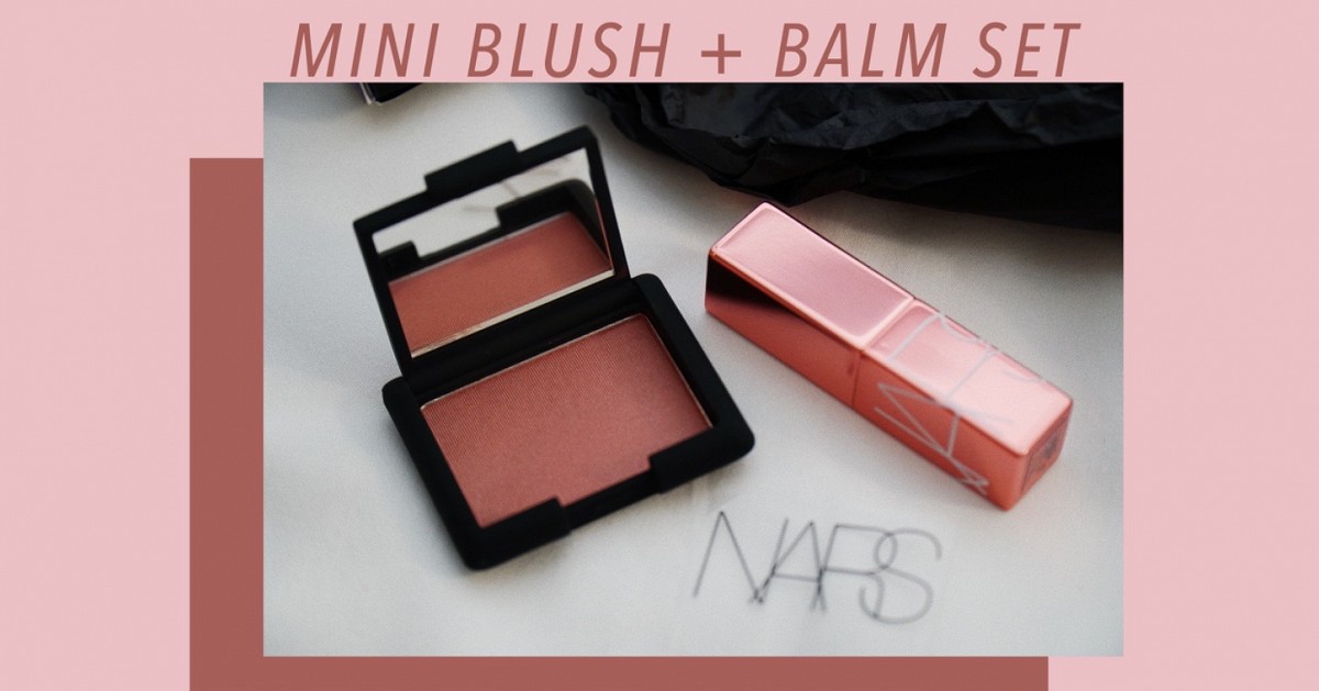 SWATCH ☻ || NARS MINI BLUSH + BALM SET (DOLCE VITA)