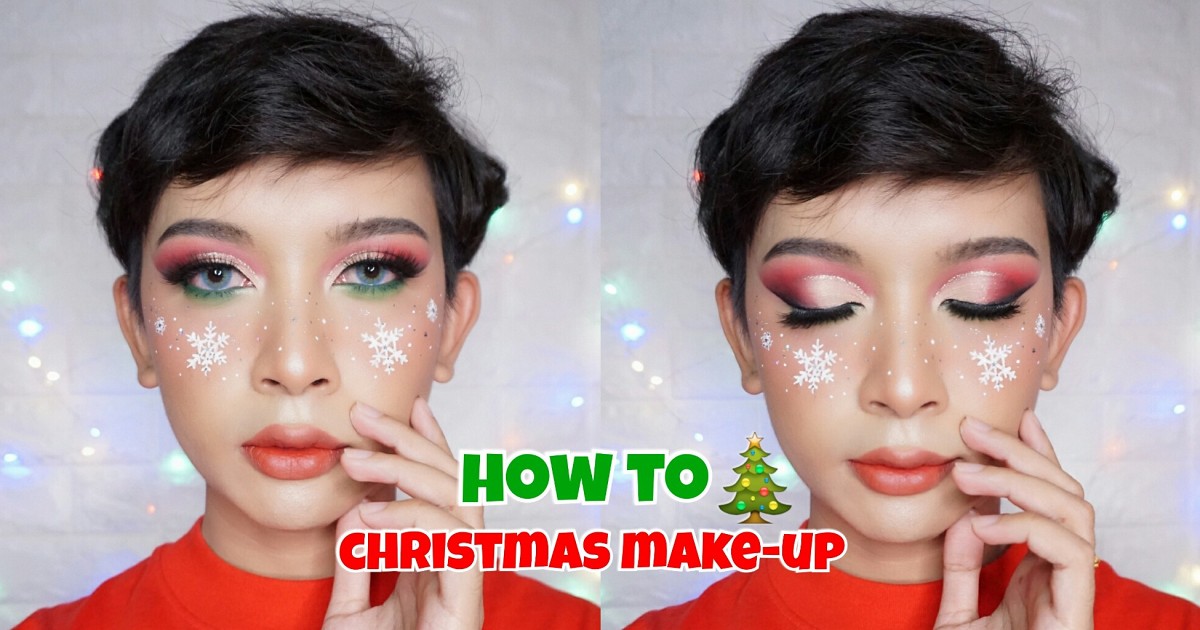 Howto Christmas makeup🎄