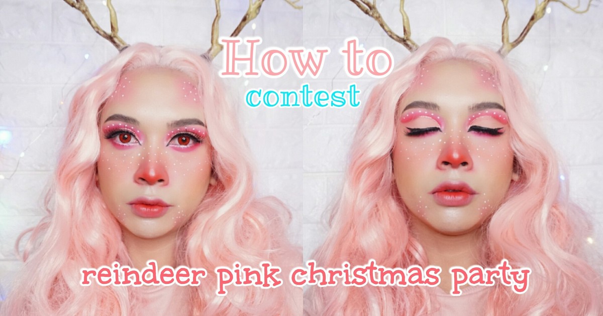 How to contest : reindeer pink christmas party🎄🦌💕