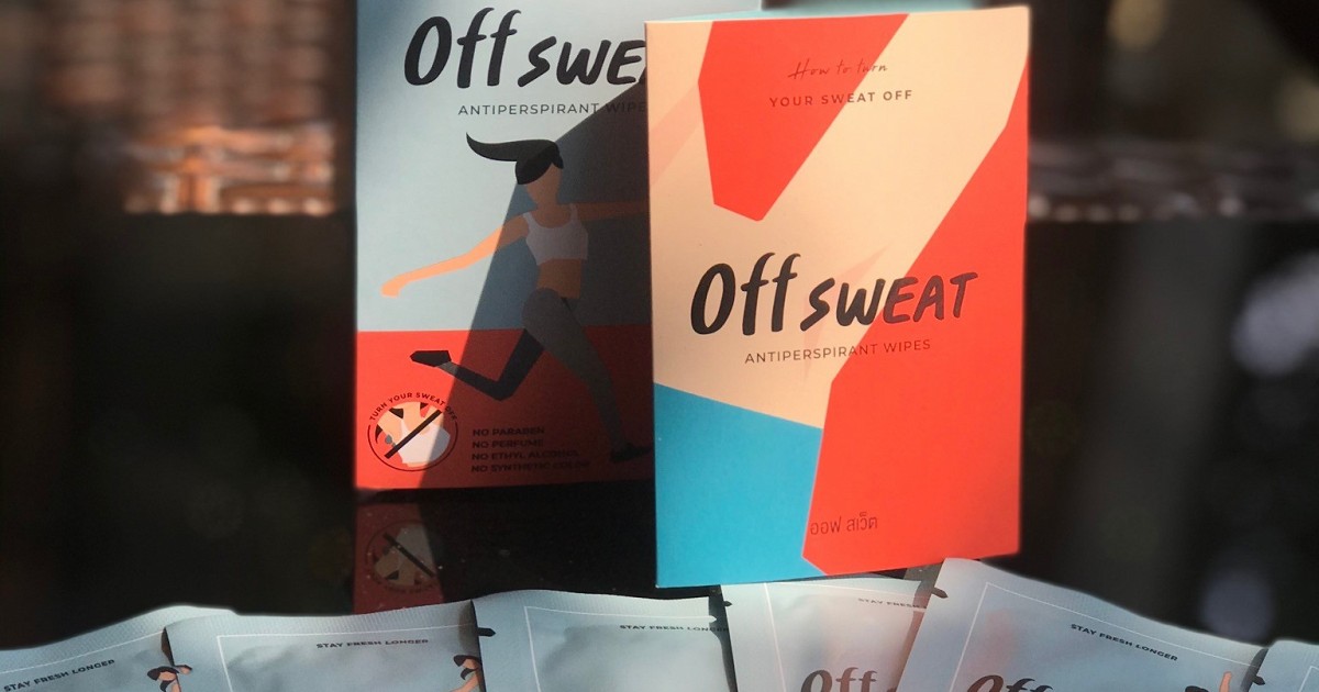 เพิ่มความมั่นใจสุดขีดกับ "OFF SWEAT" แผ่นเช็ดระงับเหงื่อ
