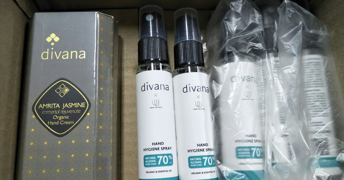 HAUL Divana สเปรย์แอลกอฮอล Organic อ่อนโยนแต่พร้อมสู้ COVID19
