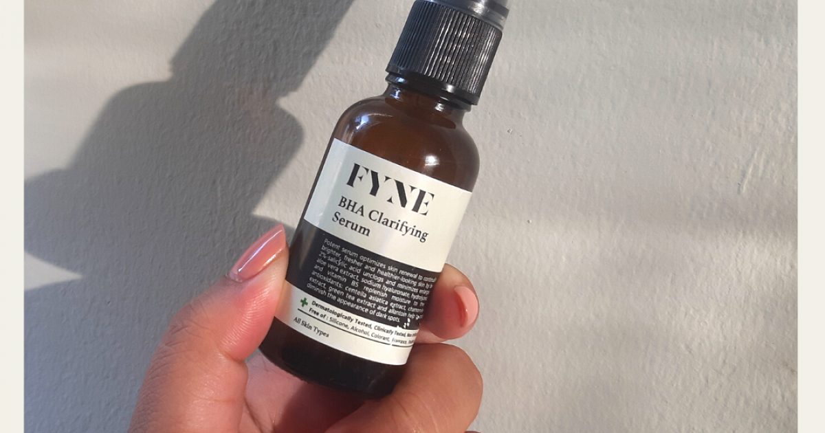 [รีวิว] FYNE SKIN BHA SERUM เซรั่มลดสิว ได้ผลจริงมั้ย? + ทดสอบ 1 เดือน
