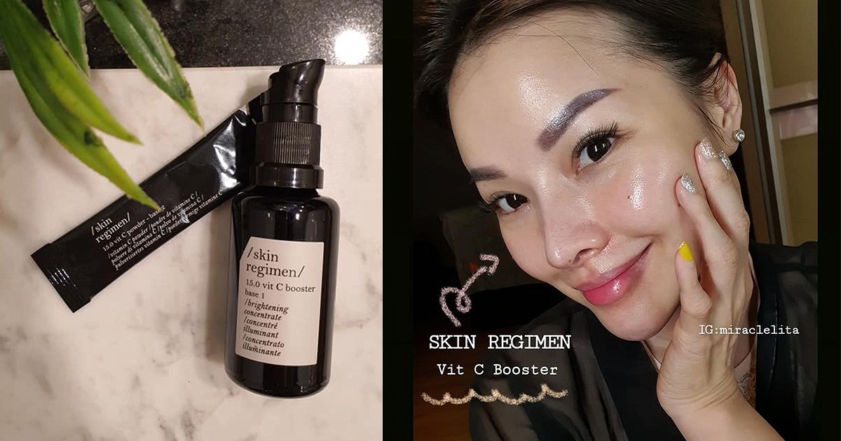 เพิ่มออร่าให้ผิวโกลว์ใสด้วย Skin Regimen Vit C Booster