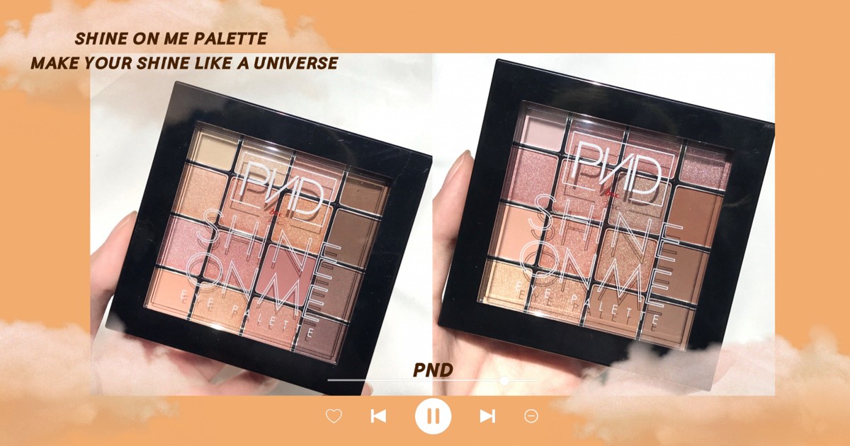 รีวิวพาเลตอายแชโดว์ PND SHINE ON ME 16สี