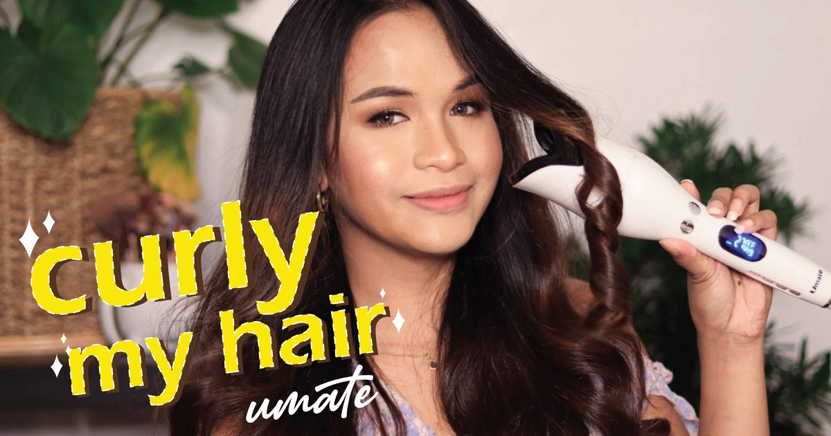 ม้วนผมด้วยตัวเองง่ายๆ ด้วยเครื่องม้วนผมอัตโนมัติ Umate Air spin n curl