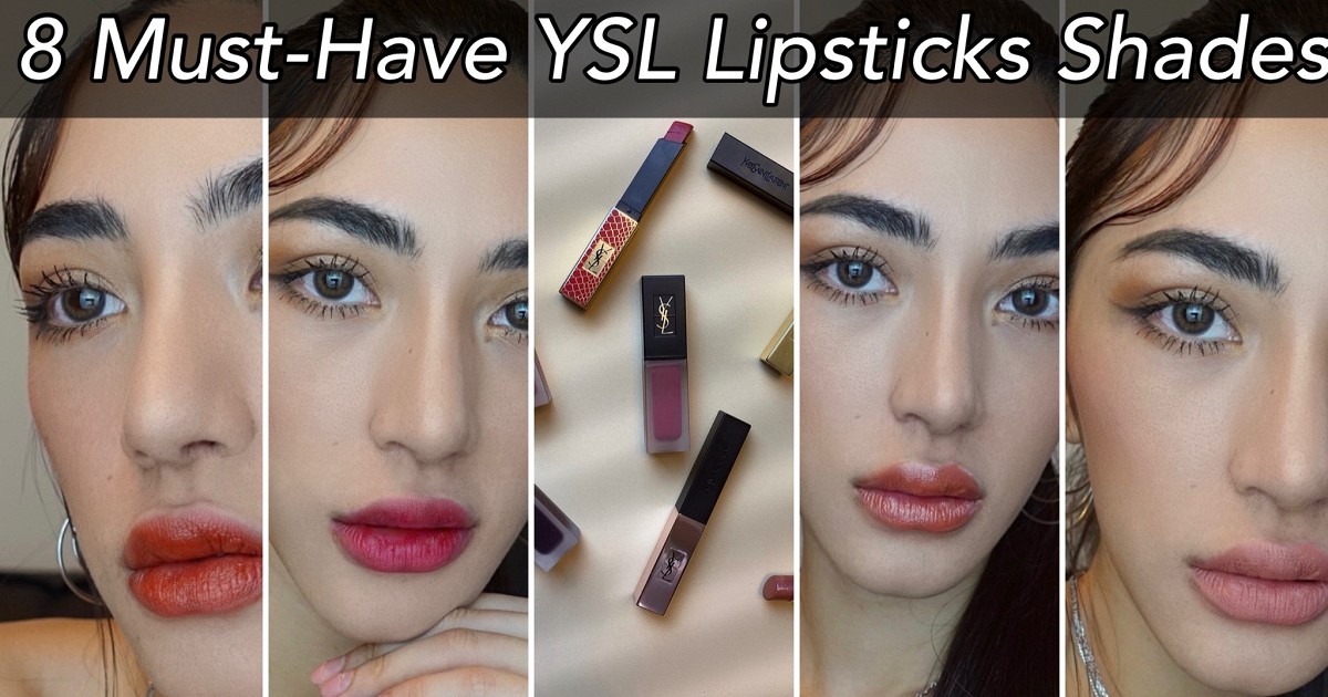 💄 8 Must-Have YSL Lipsticks Shades