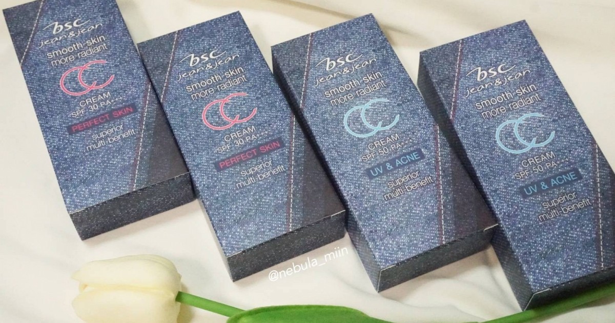 รีวิว BSC JEANS CC CREAM ได้ลองแล้วจะต้องหลงรัก CC ของ BSC แน่นอน