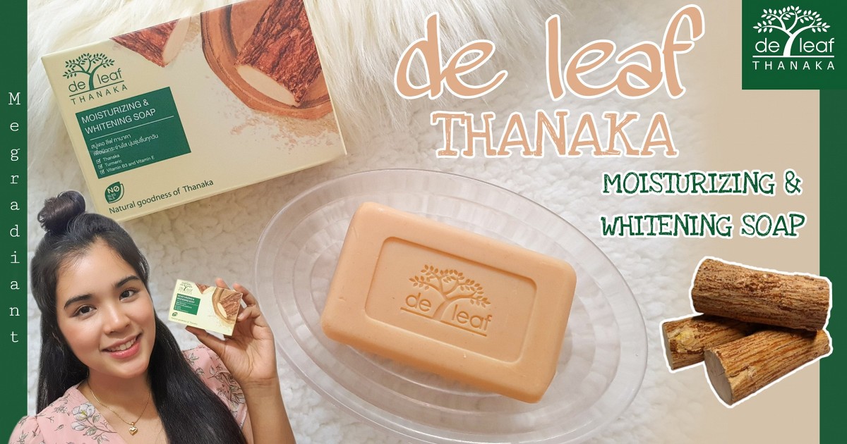 รีวิวสบู่ De Leaf Thanaka Moisturizing & Whitening Soap ยืนหนึ่งเรื่อง ...