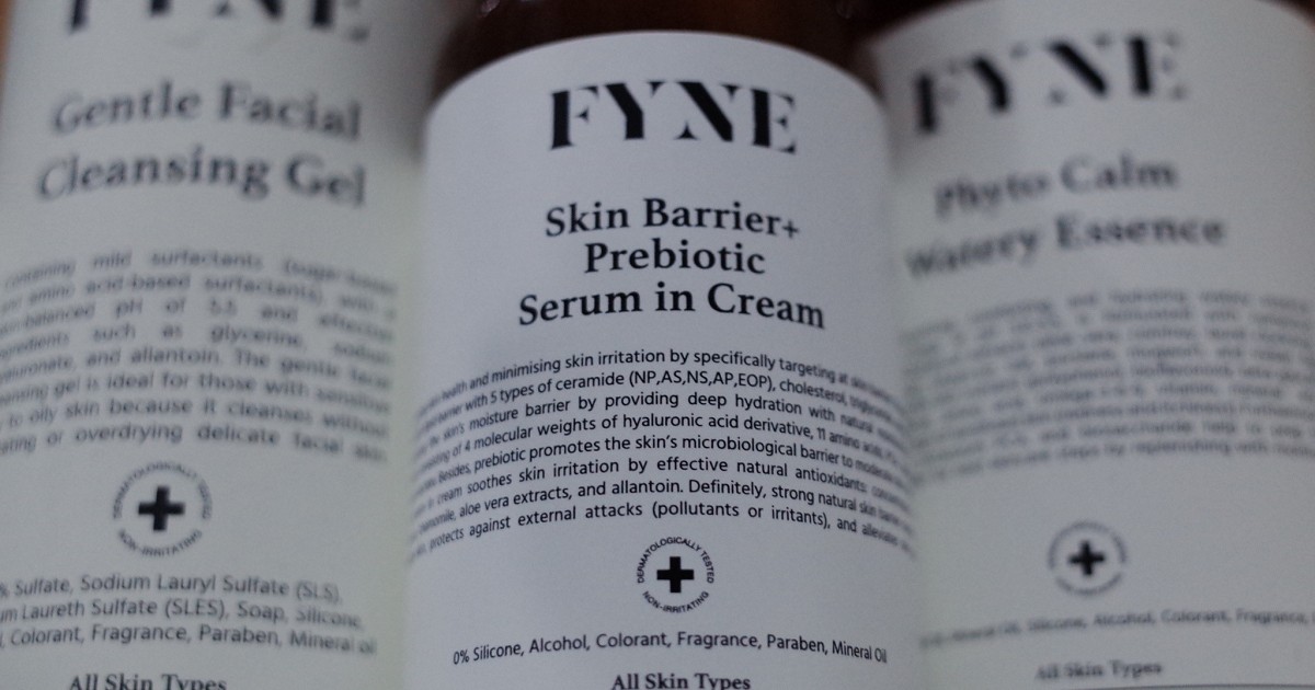 Review: FYNE Skin Barrier+ Prebiotic Serum in Cream | เพิ่มประสิทธิภาพ ...