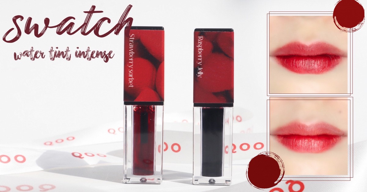 Qoo Water Tint Intense ลิปทิ้นท์ที่ติดทนที่สุดที่เคยใช้มา สีชัดมากกกกกก