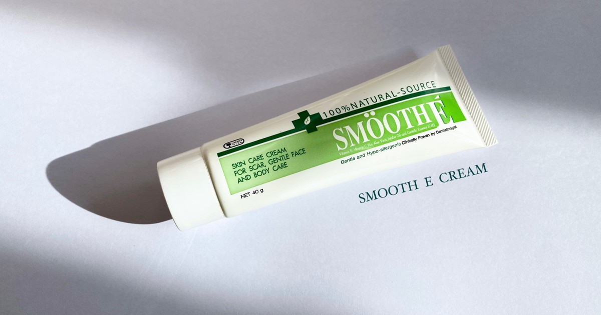 SMOOTH E CREAM ครีมที่ช่วยแก้ไขปัญหาผิวจากริ้วรอย รอยแผลเป็น และรอยดำ ...