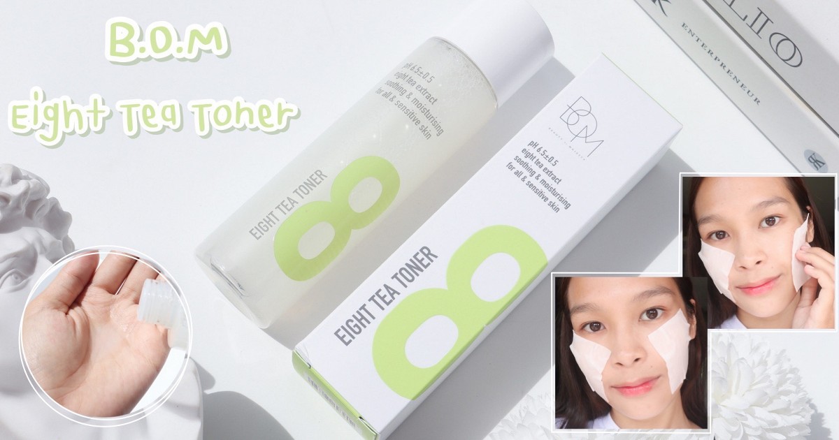 B.O.M Eight Tea Toner โทนเนอร์ใบชา 8 ชนิดตัวดังจากเกาหลี สูตรอ่อนโยนต่อ ...