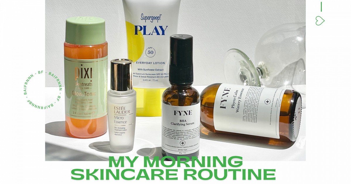 my morning skincare routine🌞🥚💖💫