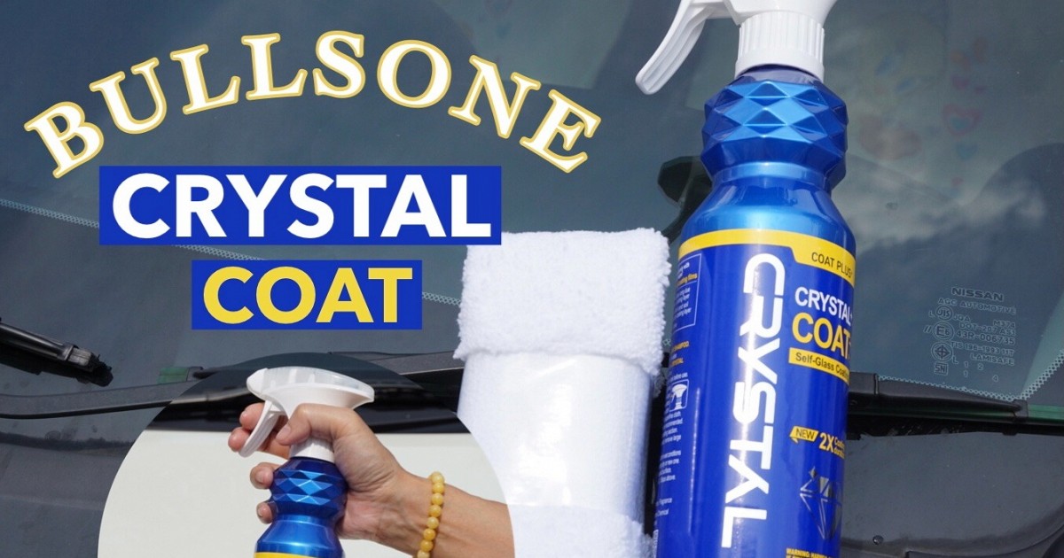 รีวิว Bullsone Crystal Coat น้ำยาเคลือบแก้ว ไอเทมที่คนรักรถ ไม่มีไม่ได้ ...