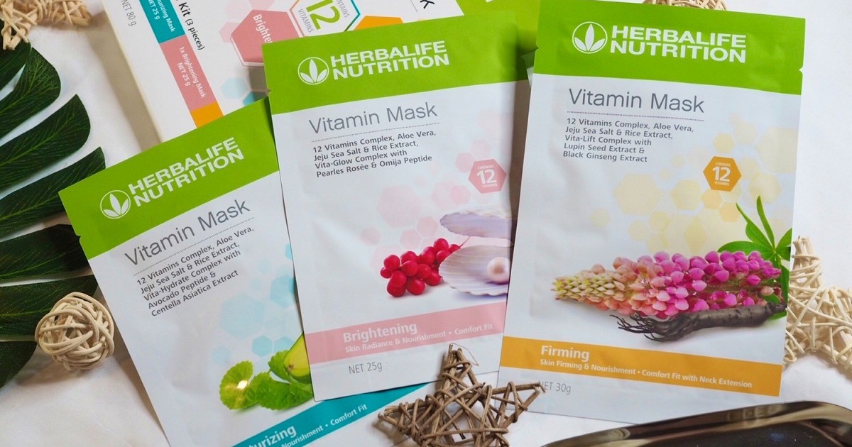 Review* เติมวิตามินให้ผิวด้วย Herbalife Nutrition Vitamin Mask!!!