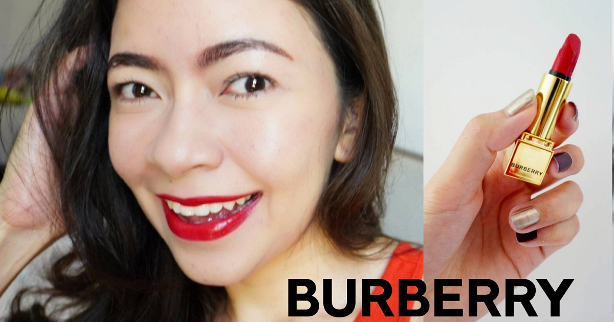 คริสต์มาสนี้.. แดงที่ดี ต้องแดง Burberrry สี The Red 106