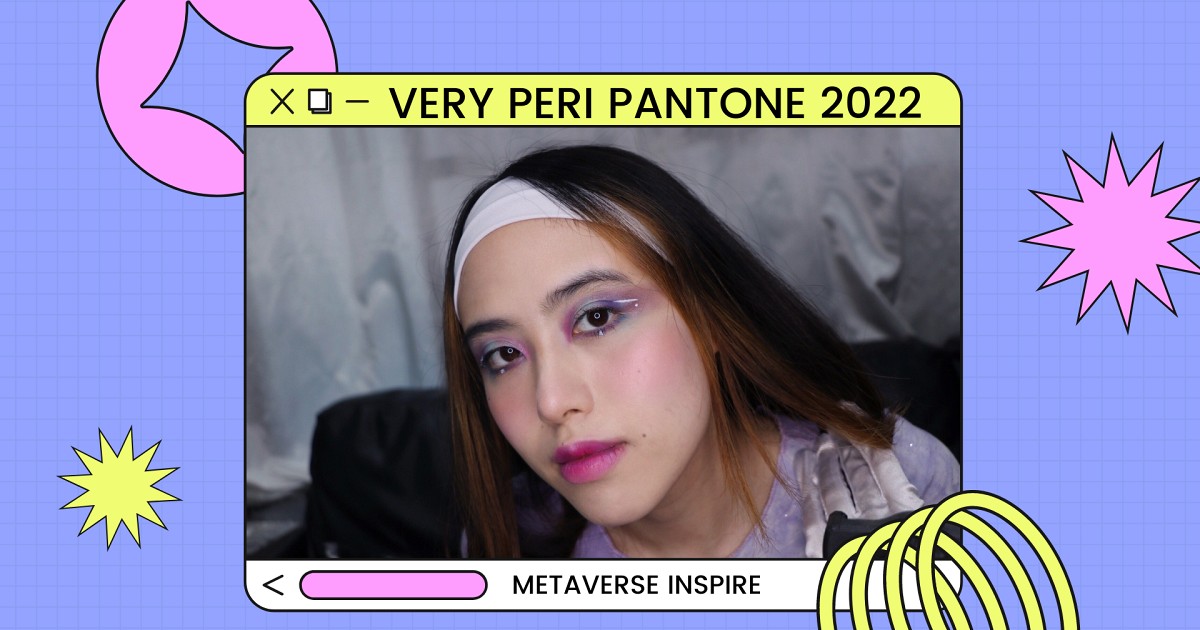 How To Contest : Metaverse inspire makeup 👾 ( VERY PERI pantone 2022 )