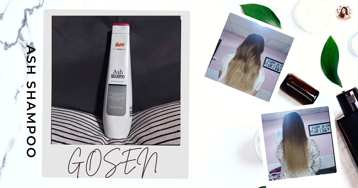 GOSEN ASH SHAMPOO แค่สระ ผมก็เทาจริงอ๋ออ