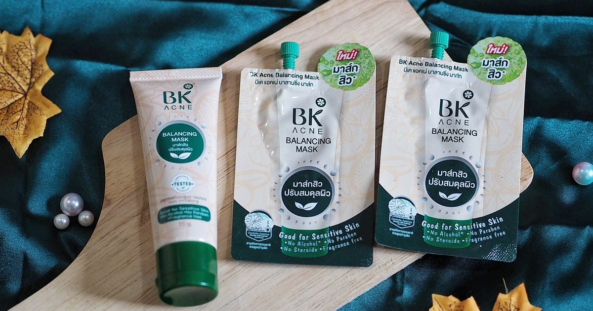REVIEW: BK Acne Balancing Mask ตัวช่วยสิวยุบไวในข้ามคืน