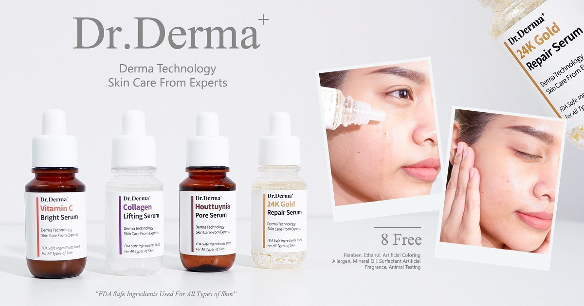 แนะนำเซรั่มบำรุงผิวน้องใหม่จากเกาหลี แบรนด์ Dr.Derma+