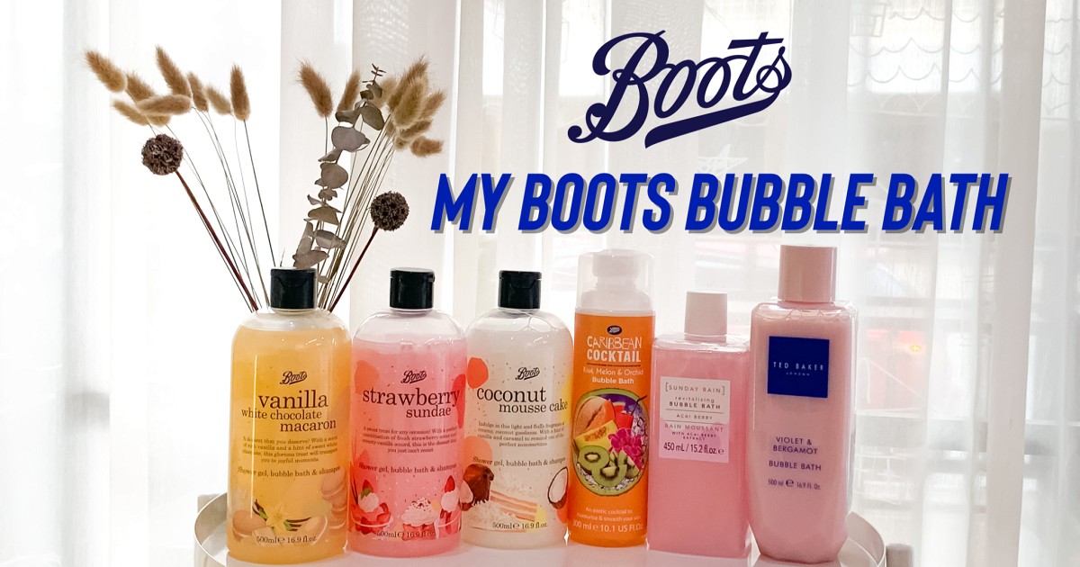 MY BOOTS BUBBLE BATH🛁💕