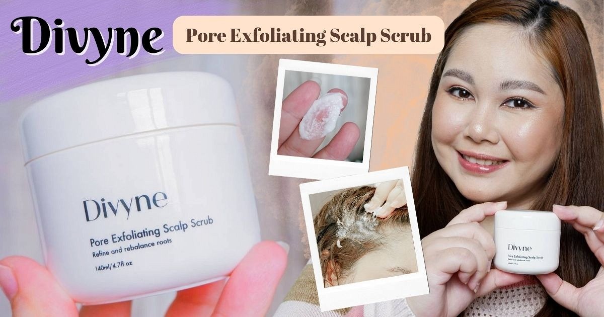 คนที่มีรังแคและคันหนังศีรษะต้องลองสิ่งนี้...Divyne Pore Exfoliating ...
