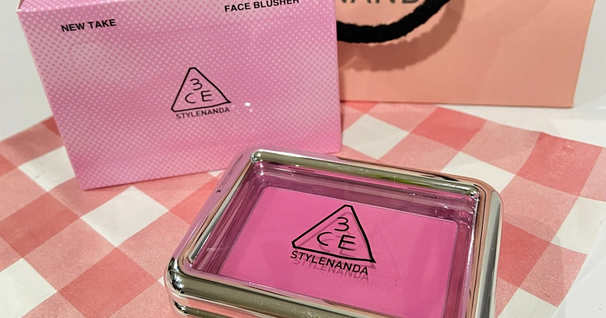 3CE new take face blusher สี youth pink