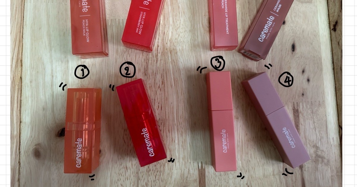 CR Review: Caremate Lip Glow + Lip Treatment ความปังพร้อมบำรุงปากให้ไม่ ...
