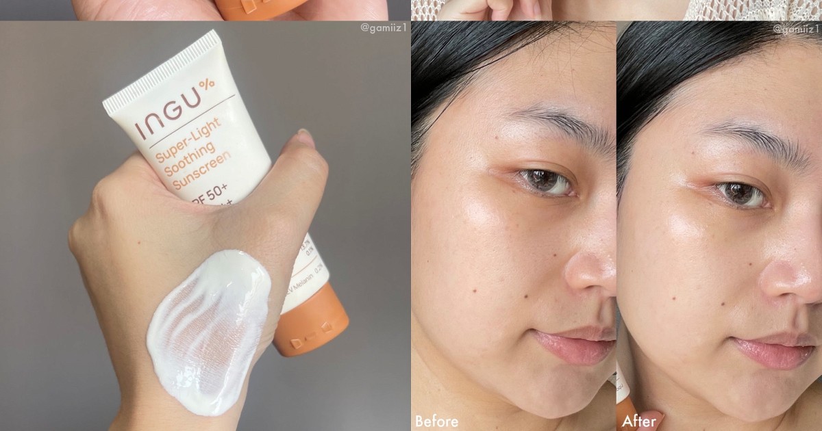 INGU super-light soothing sunscreen☀️
