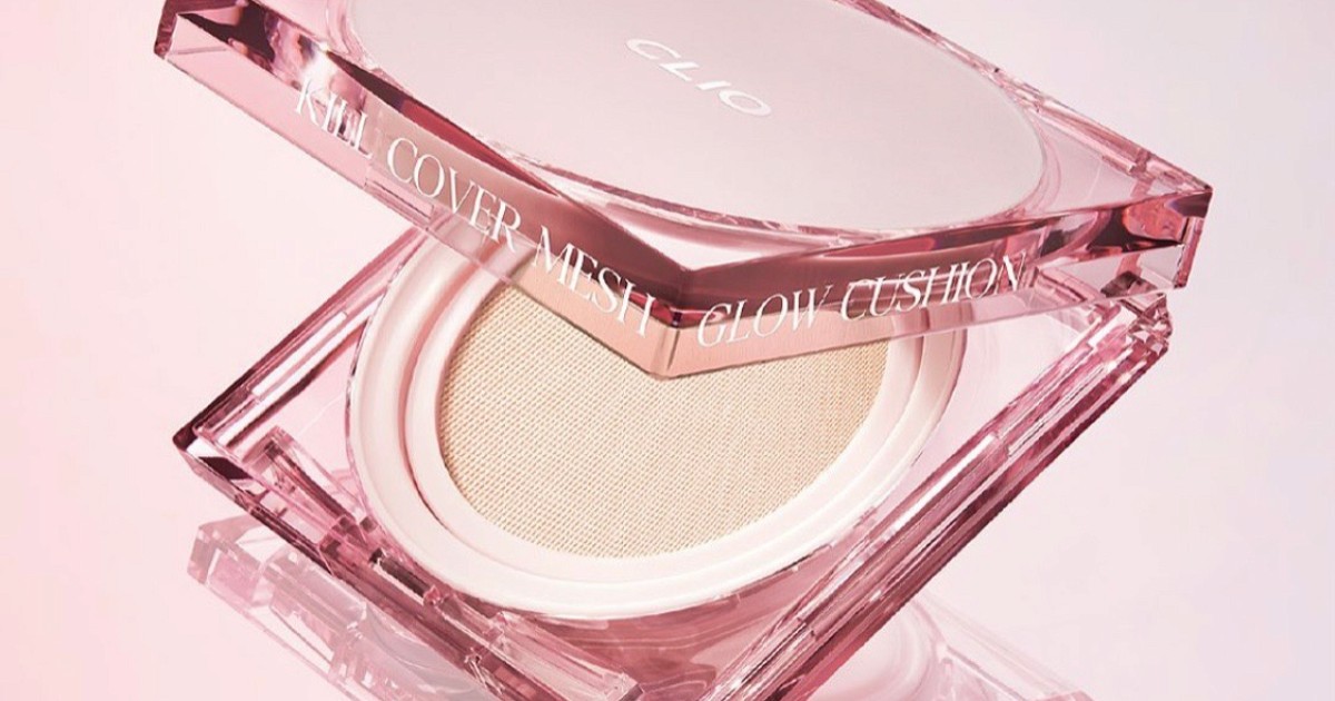 CLIO คุชชั่นให้การปกปิด ฟินิชผิวโกลว์ แพคเกจสีชมพูใส สวยคิวท์ น่าโดนมากก