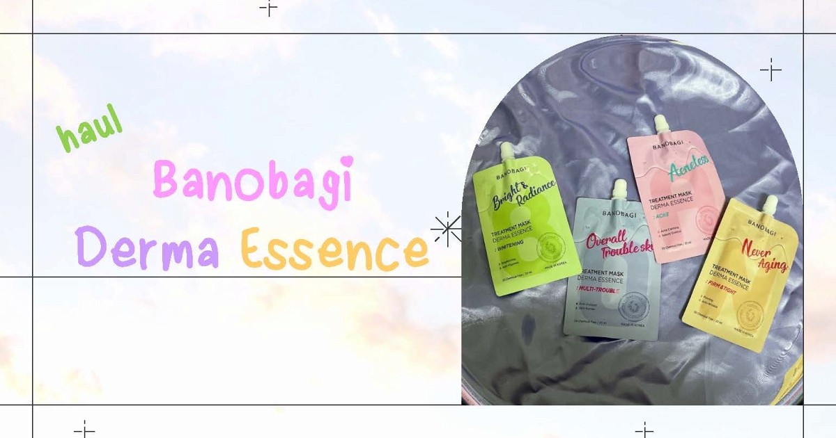 [Haul] Banobagi Derma essence มาส์กน้ำตบคุณหมอตัวใหม่