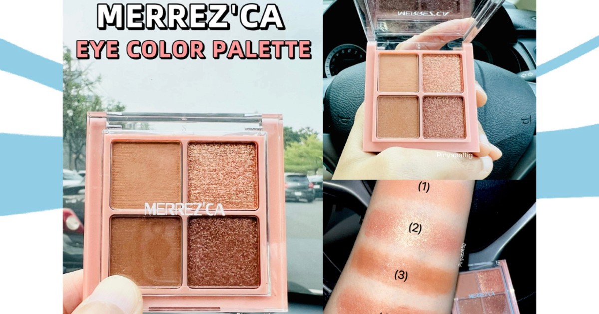 ⭐️Merrezca Eye Color Palette⭐️ พาเลตตาสีแน่น วิ้ง โกลว์สวย