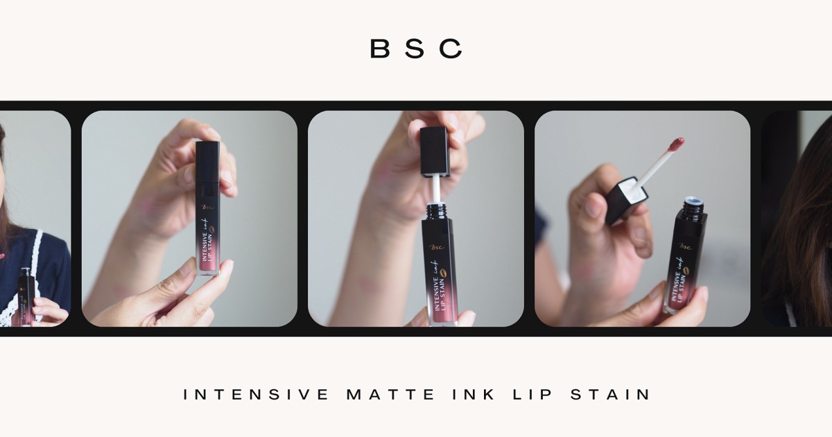 เสกริมฝีปากให้สวยปังรับซัมเมอร์กับ BSC Intensive Matte Ink Lip Stain