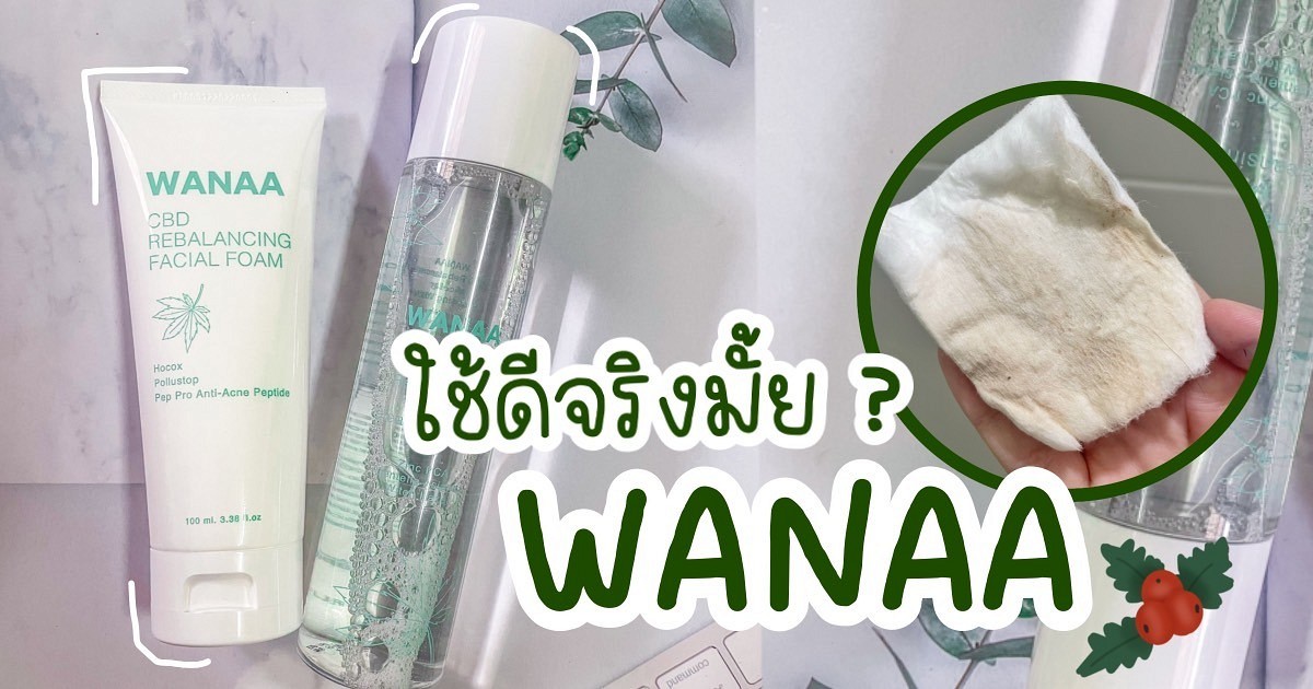 WANAA โฟมล้างหน้าและคลีนซิ่งเจล