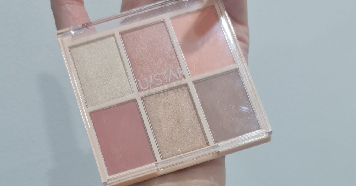 Swatch สีอายชาโดว์ ของ USTAR Neo Multi Eye Color Palette