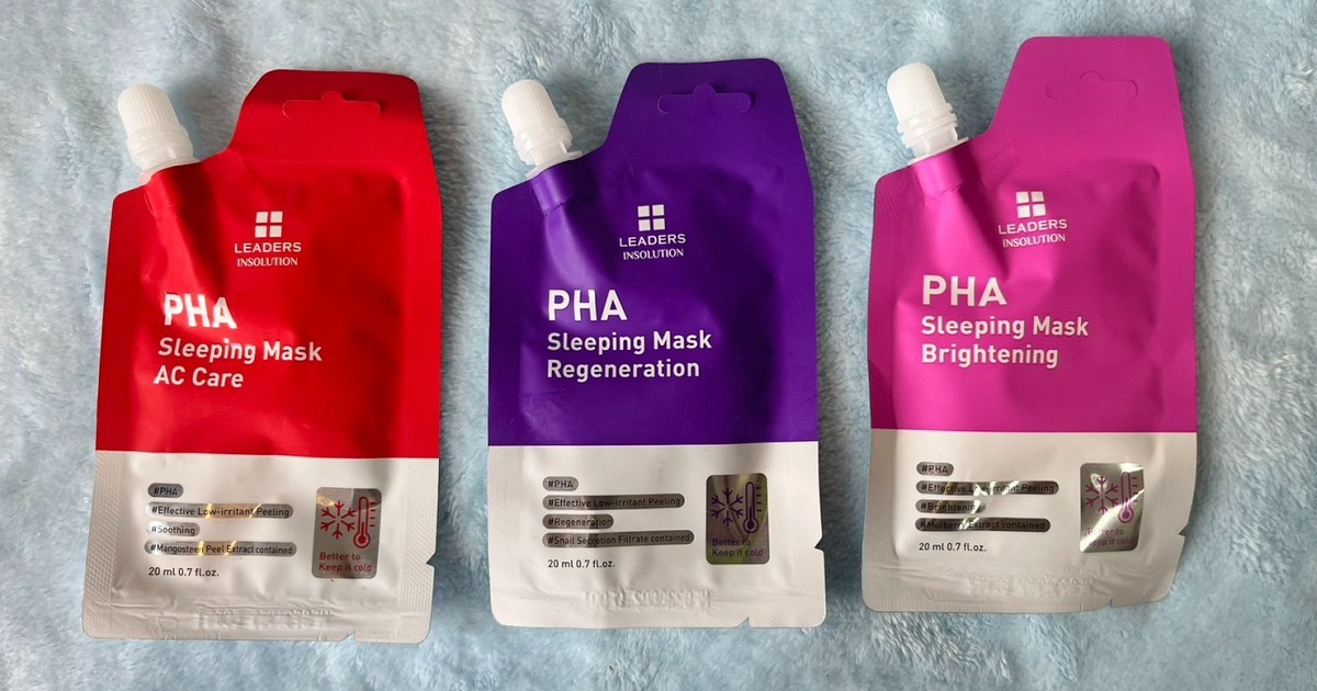 #ใช้ดีบอก Leaders Insolution pha sleeping mask มาร์คหน้าก่อนนอนแบบไม่ ...