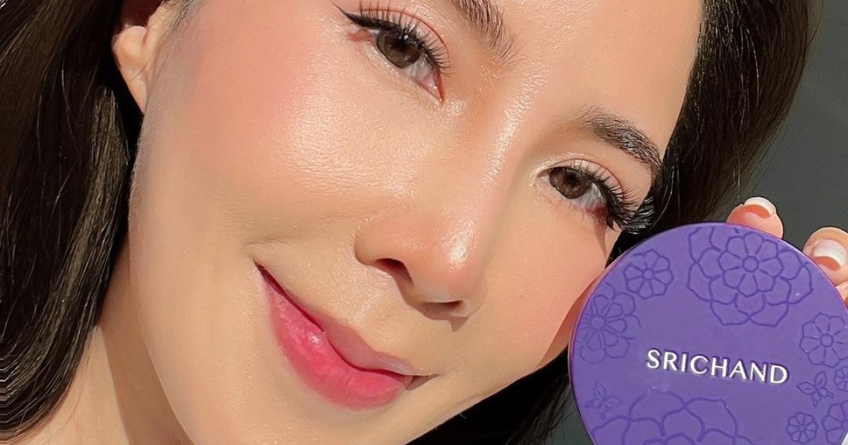 รีวิวแป้งม่วงเซตหน้าเป๊ะ Srichand Bare to Perfect