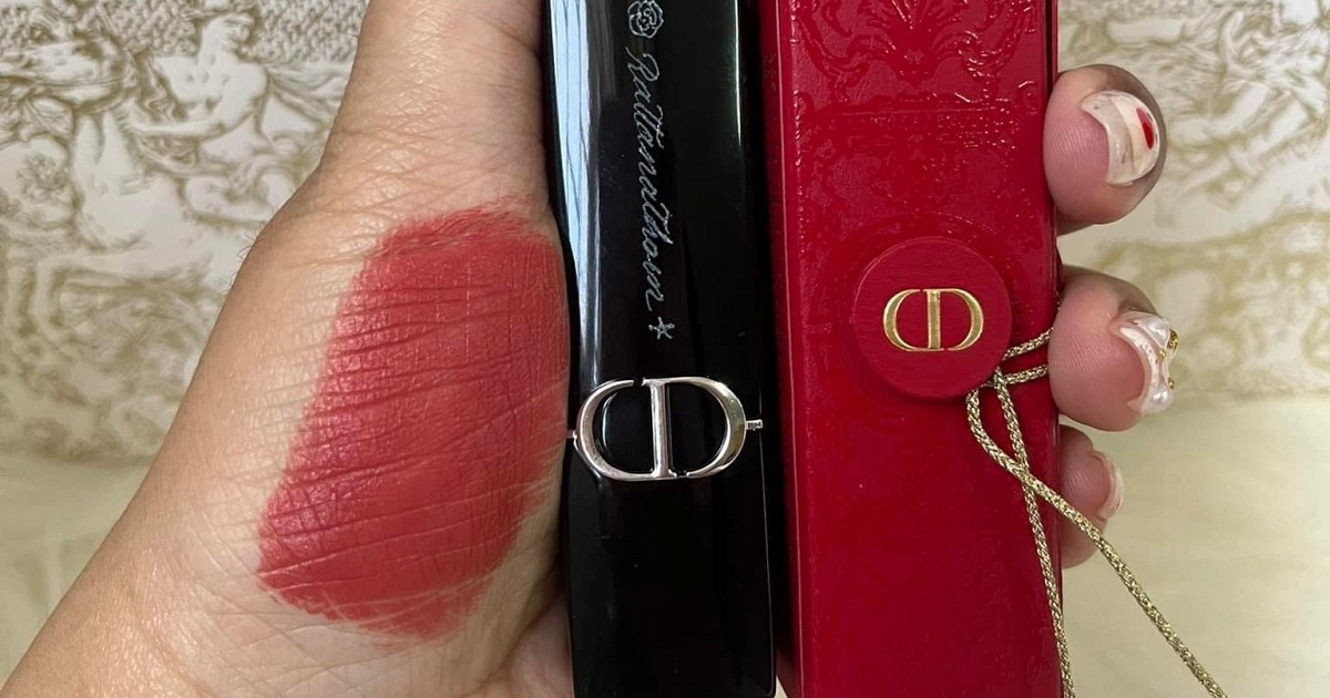 ROUGE DIOR 772 สีClassic Rosewood velvet finish