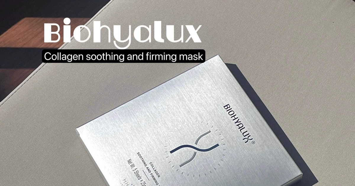 รีวิว Biohyalux Collagen soothing and firming mask