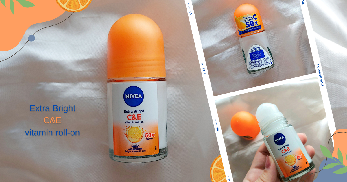 NIVEA Extra Bright C&E vitamin roll-on ตัวช่วยระงับกลิ่นกาย 48 ชั่วโมง ...