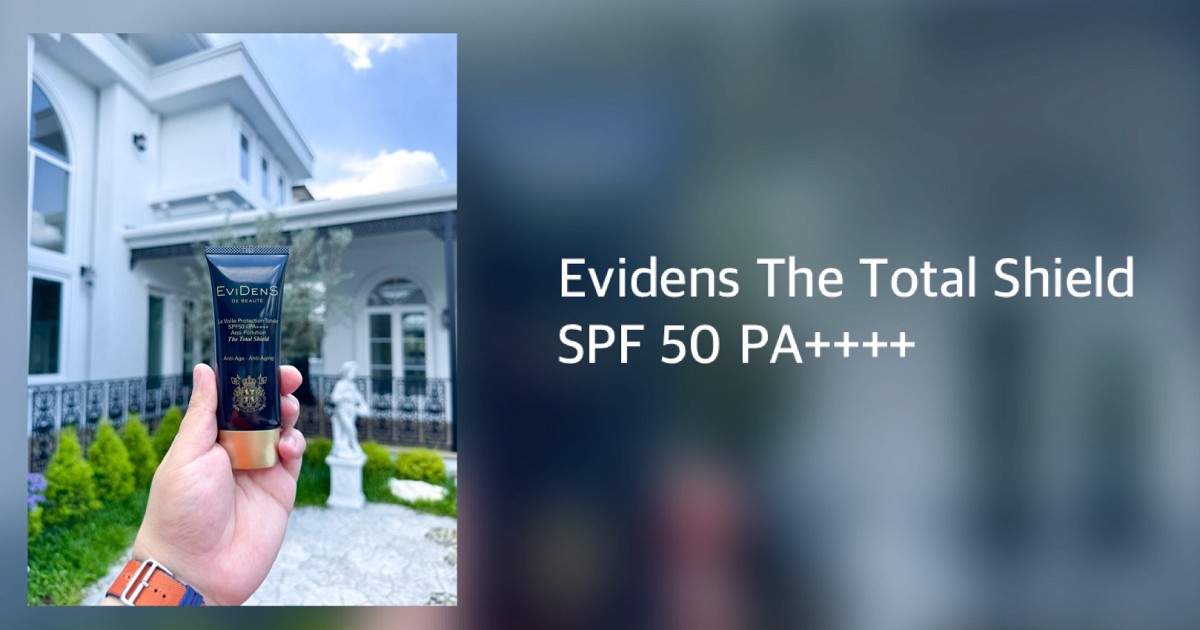 รีวิว Evidens The Total Shield SPF 50 PA++++