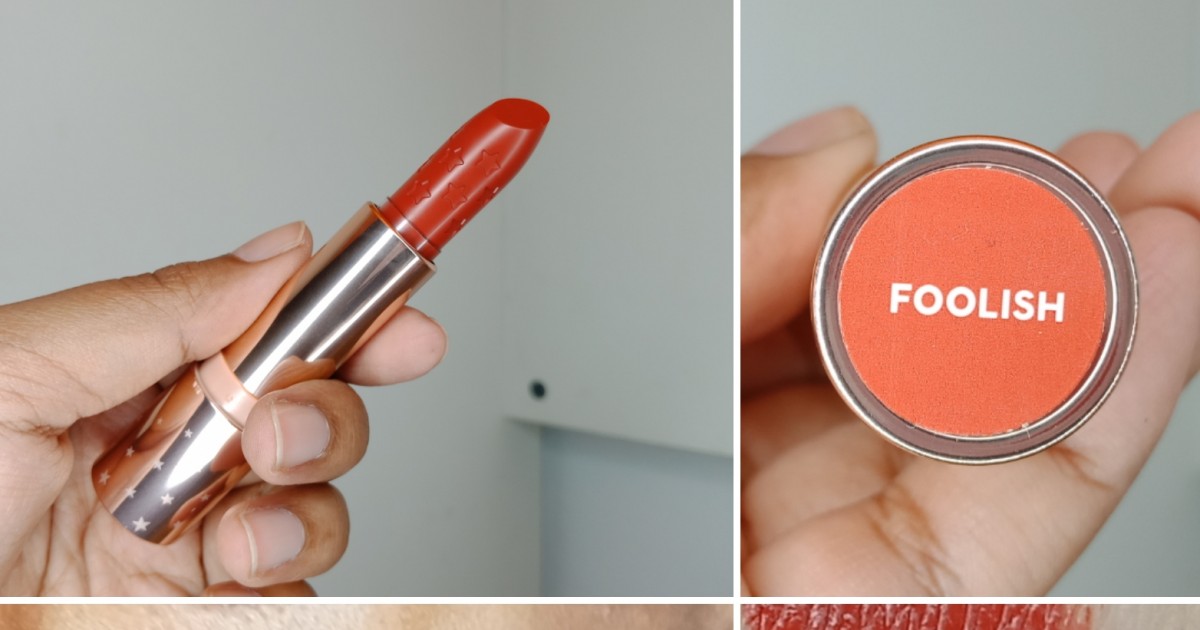 Swatch Colourpop Creme Lux Lipstick สี Foolish