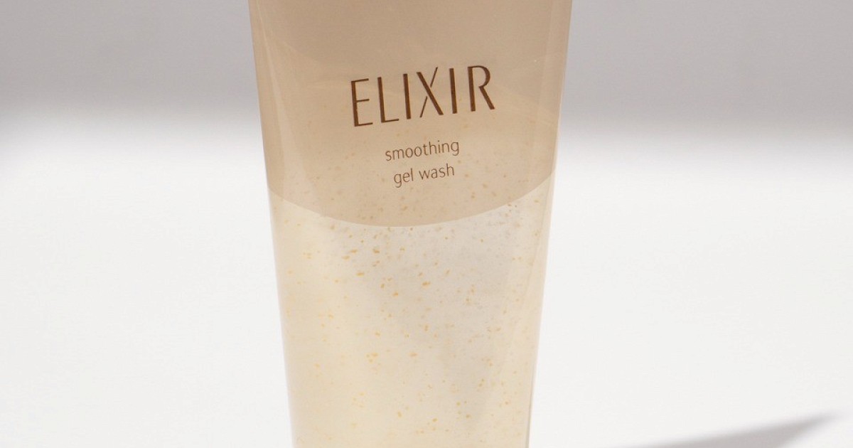 เจลล้างหน้าไม่มีฟอง elixir smoothing gel wash