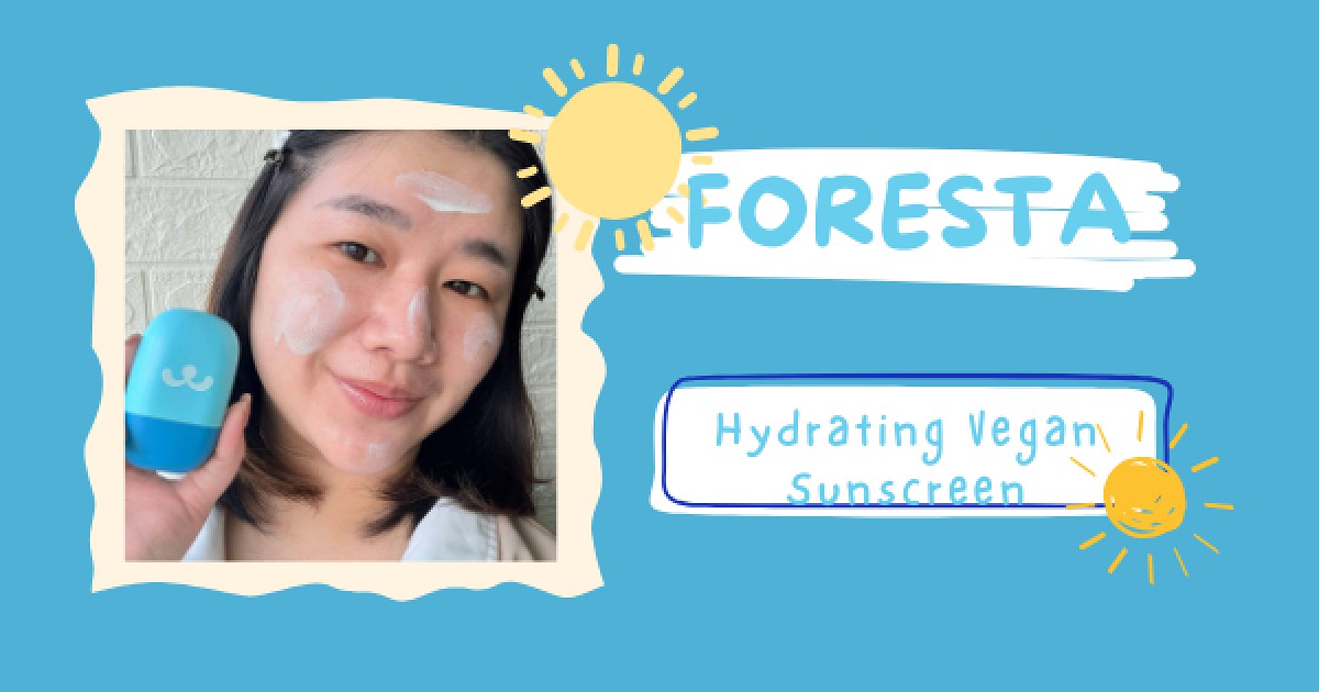 กันแดดแมวฟ้า Foresta Hydrating vegan sunscreen spf 50+ pa++++