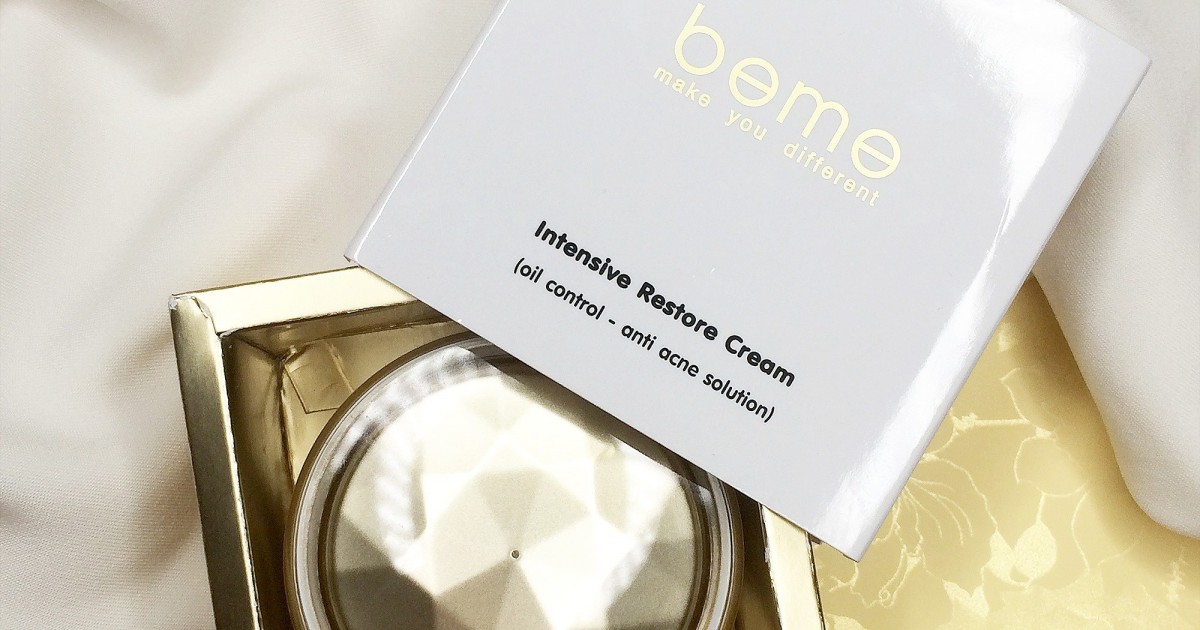 [review] Beme Intensive Restore Cream กู้หน้าพังด้วยเวชสำอางของเภสัชกร